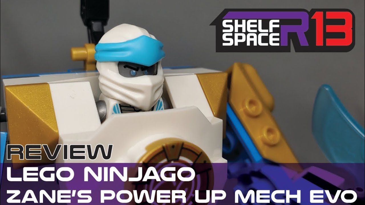 Shelf Space Review: Lego Ninjago Zane's Power Up Mech EVO - YouTube