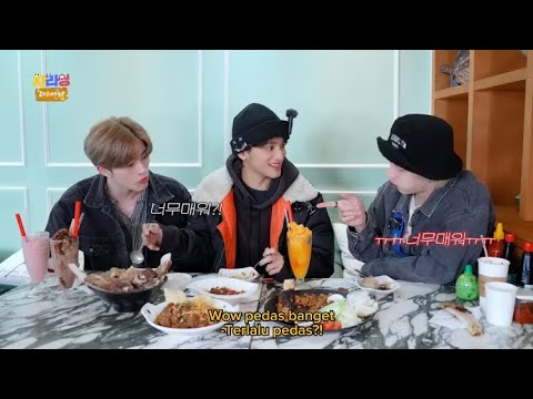 Sub indo Zayyan,Leo,Sing makan makanan indonesia