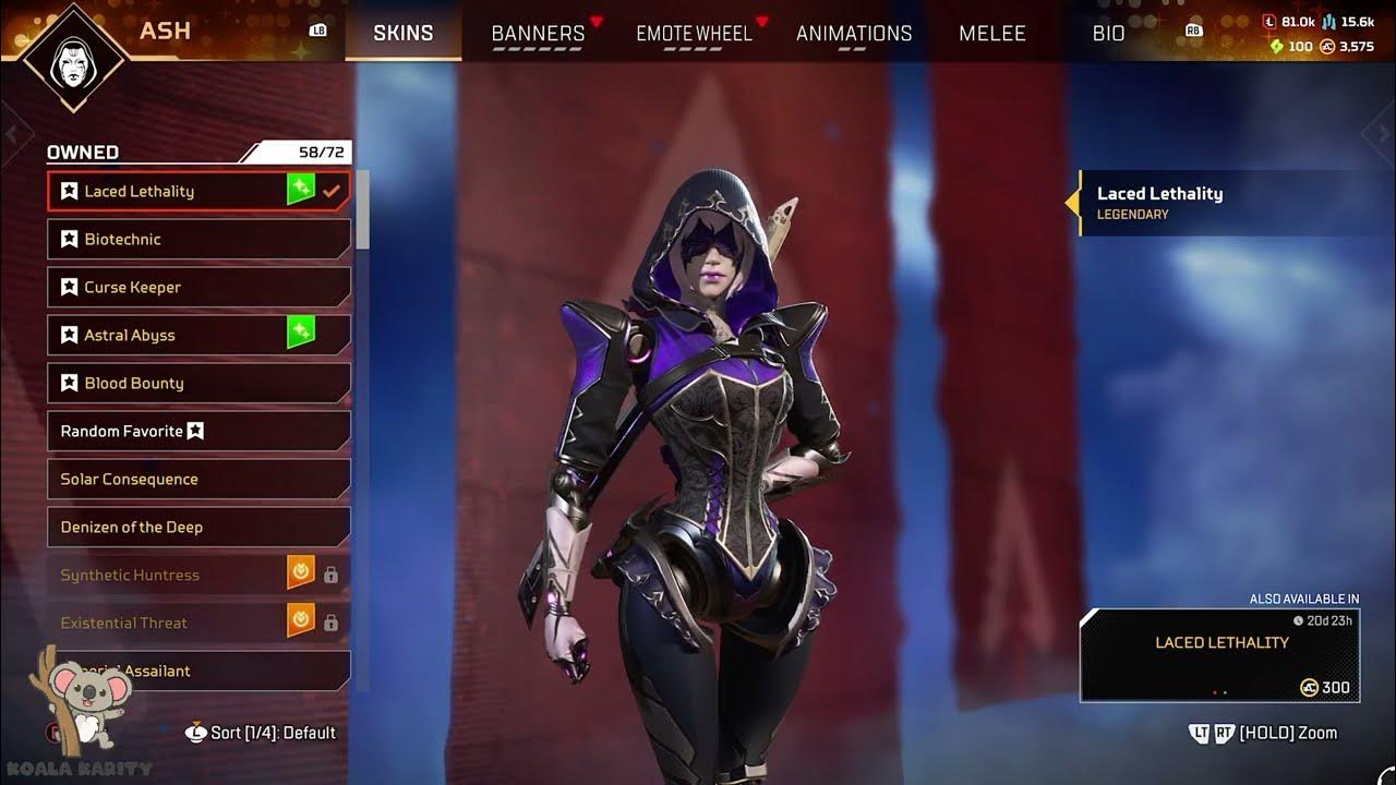 New Legendary Skin for Ash (Laced Lethality), S25 Store Update. [Apex Legends - Highlight ...