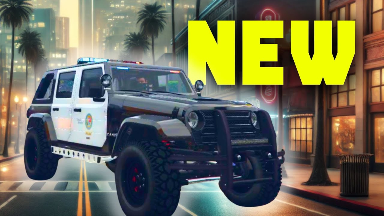 *INSANE* New Police Cars Take Over GTA 5 Online | Terminus Patrol ...
