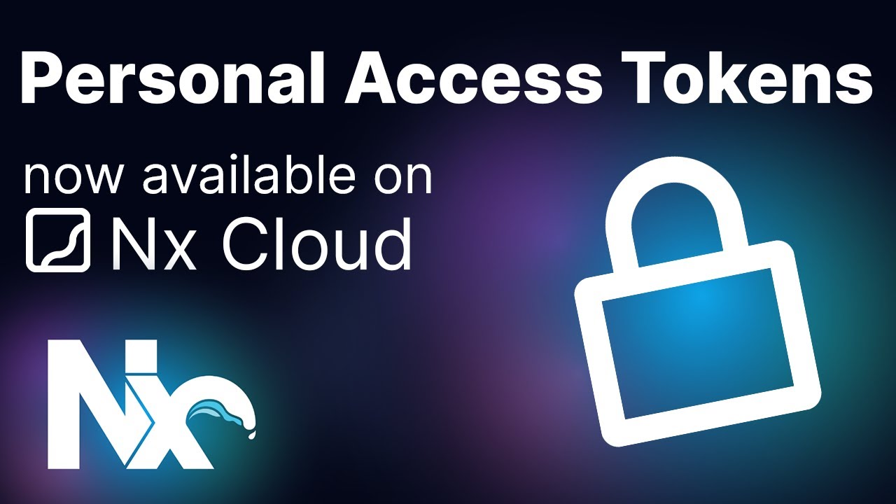 NEW: Personal Access Tokens for Nx Cloud - YouTube