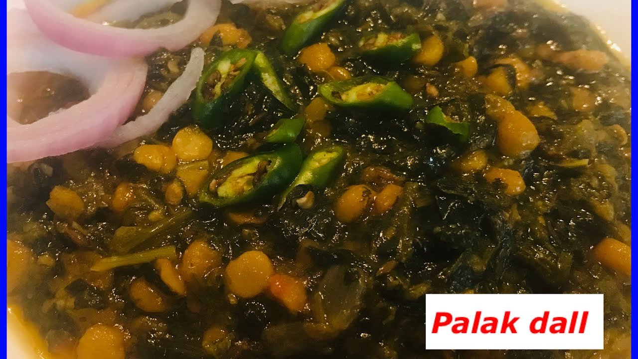 PALAK DALL / spinach dall recipe 🦋 - YouTube