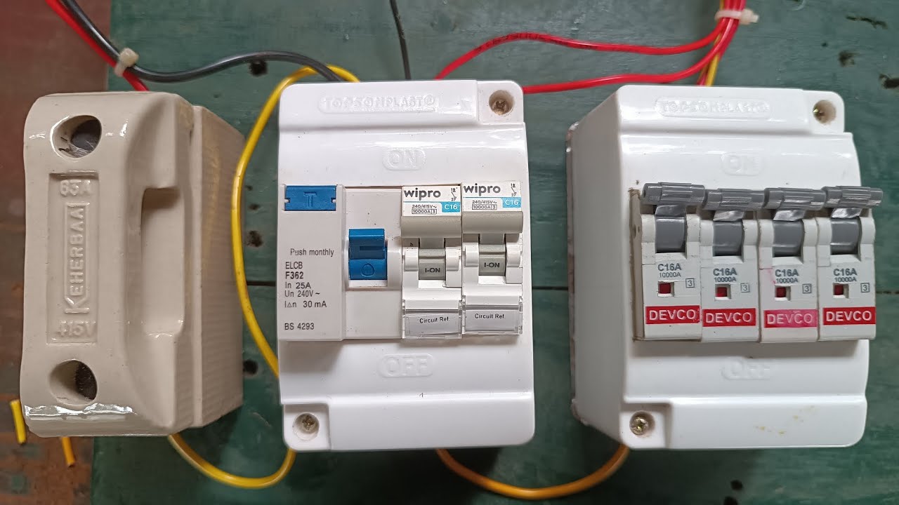 Electrical Distribution Board Wiring | DIY MCB Panel Setup ll KitKat ...