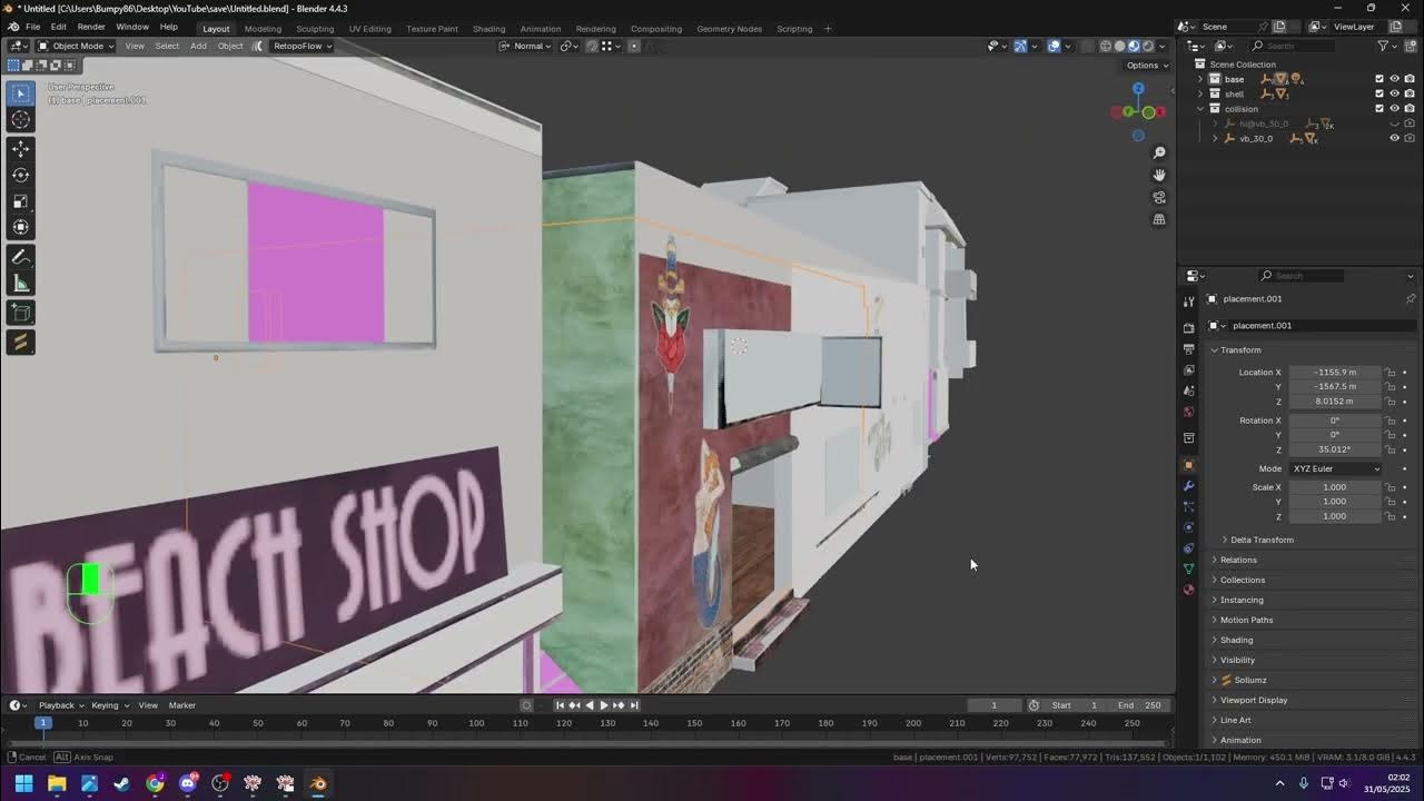 GTA V/FiveM MLO Tutorial part 3 (Blender/Sollumz) - YouTube