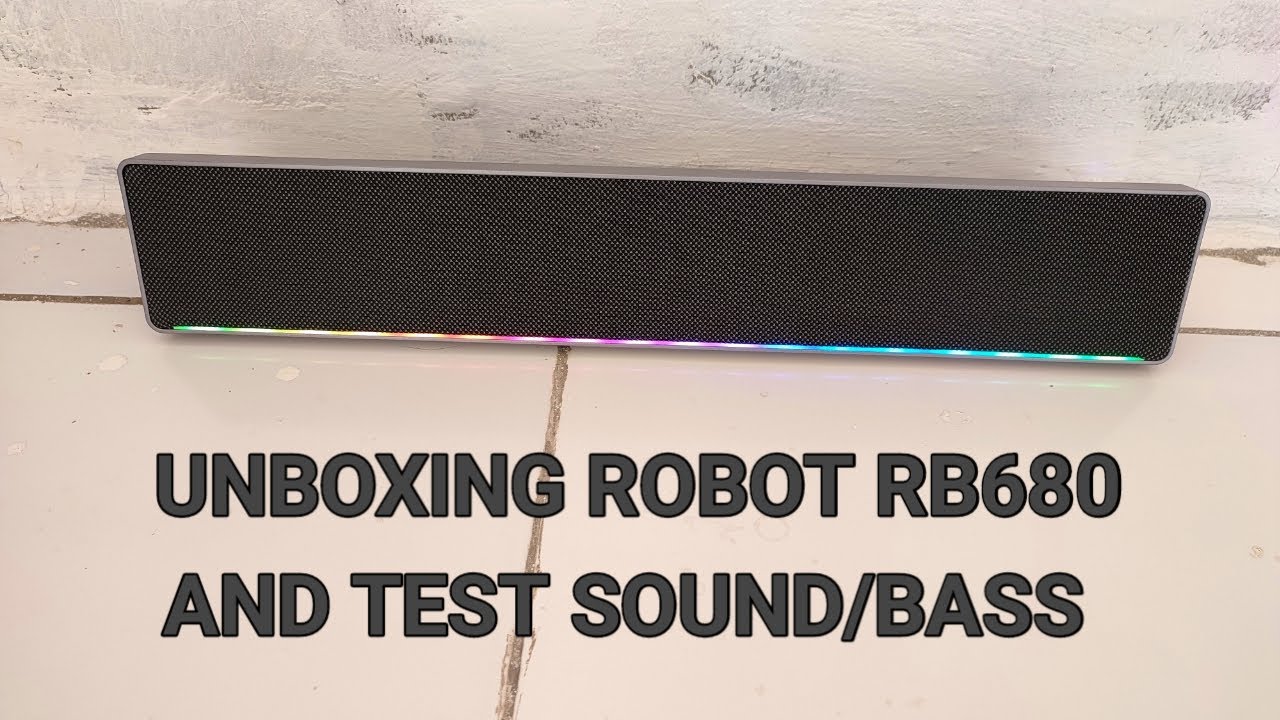 UNBOXING SPEAKER ROBOT RB680 AND TEST SOUND BASS - YouTube