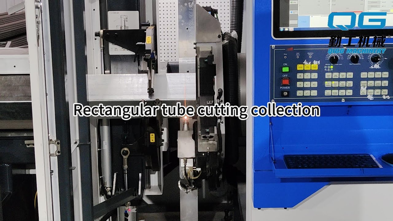 Rectangular tube cutting collection - YouTube