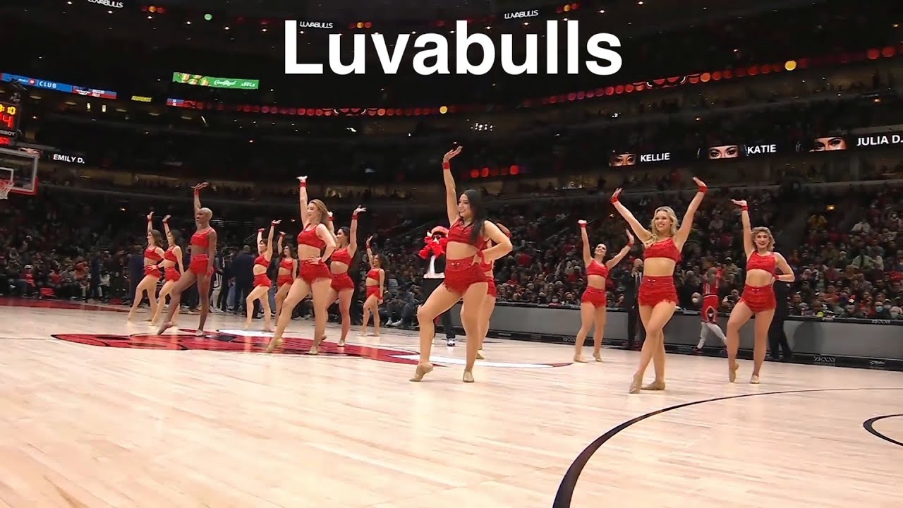 Luvabulls (Chicago Bulls Dancers) - NBA Dancers - 2/26/2022 dance ...