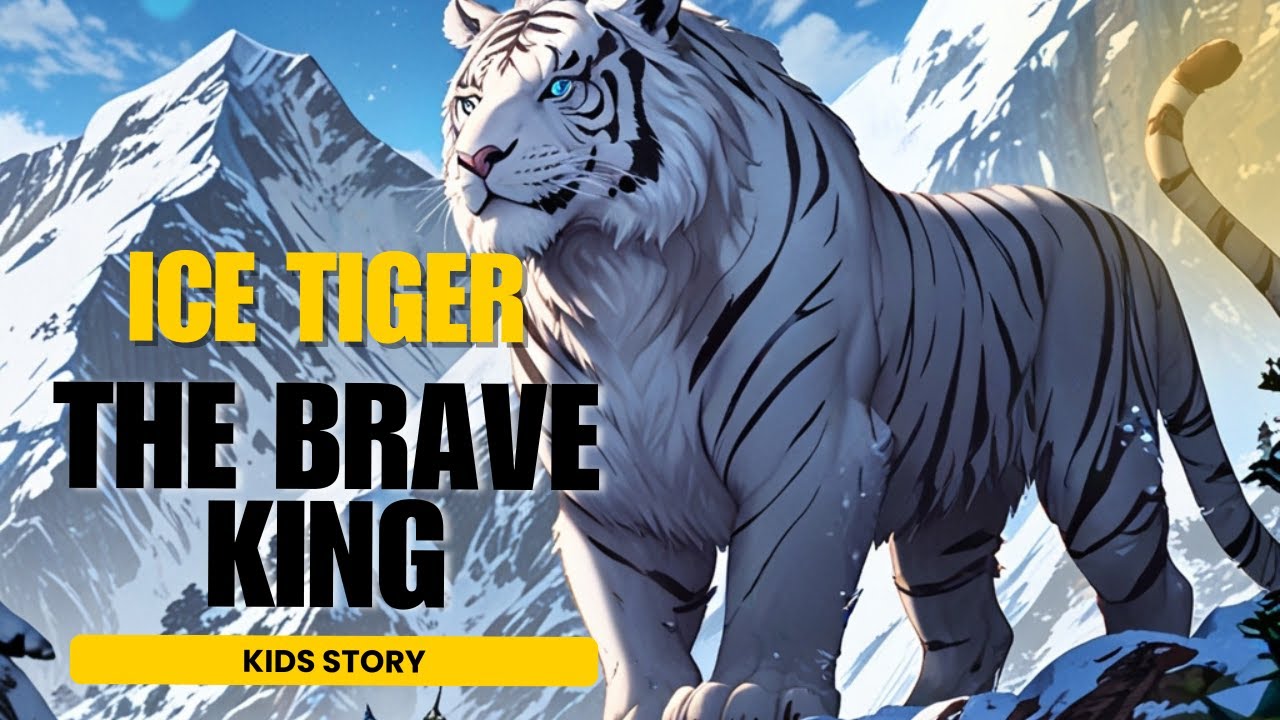 Ice Tiger | The Brave King | Kids Animated Story to learn enthusiasm to ...