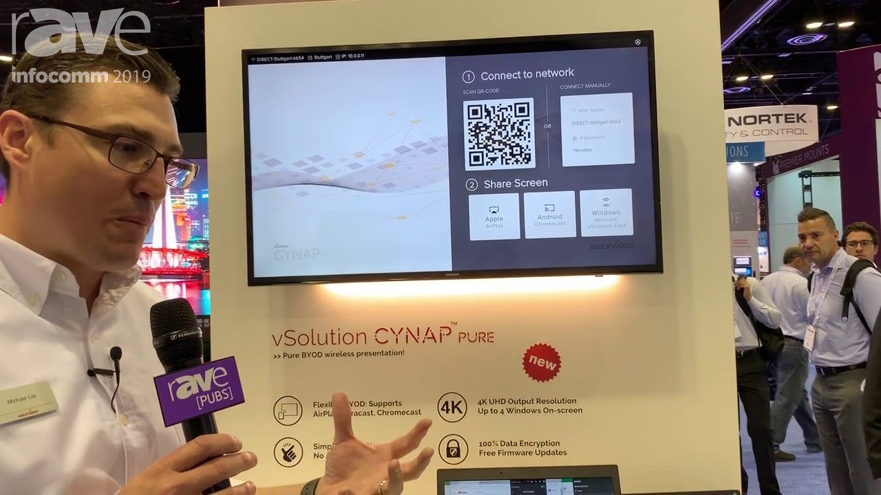 InfoComm 2019: WolfVision Shows Off Cynap Pure for App-less and Dongle ...