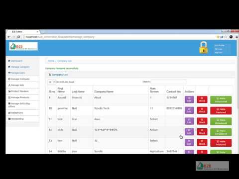 Best B2B Scrip|Business to Business Script-Admin - YouTube