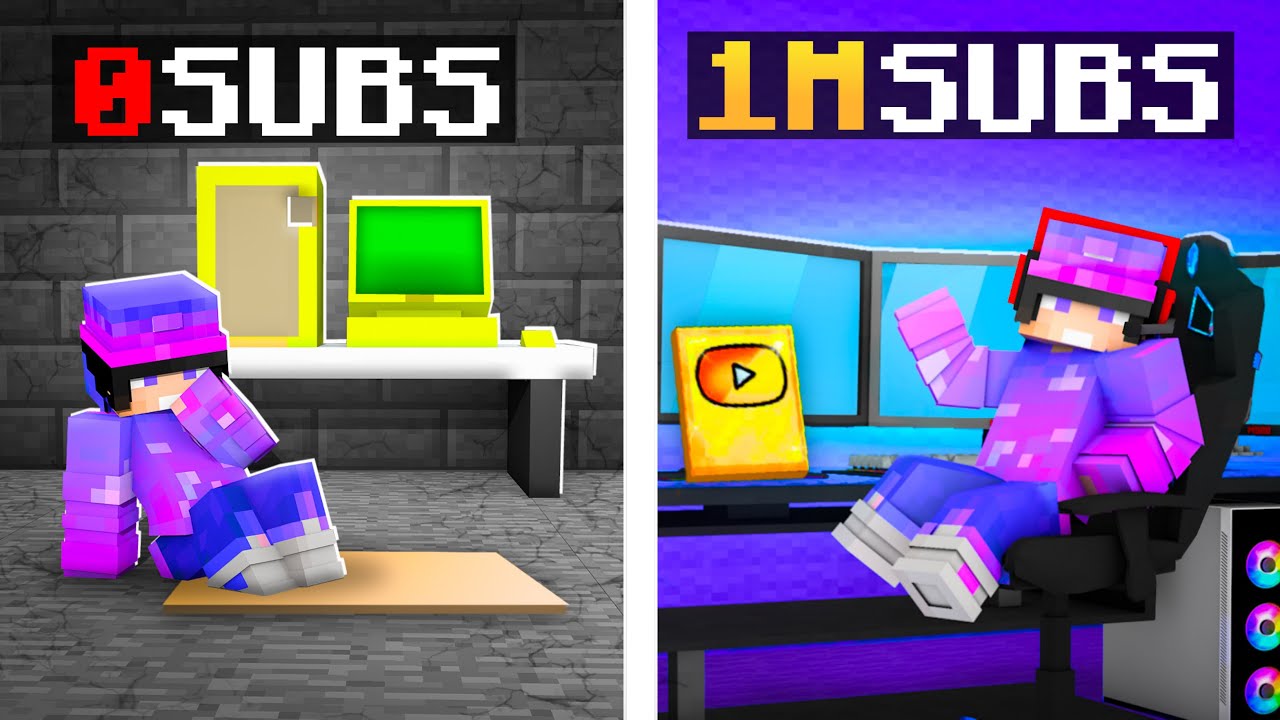 Becoming a YOUTUBER in Minecraft! - YouTube