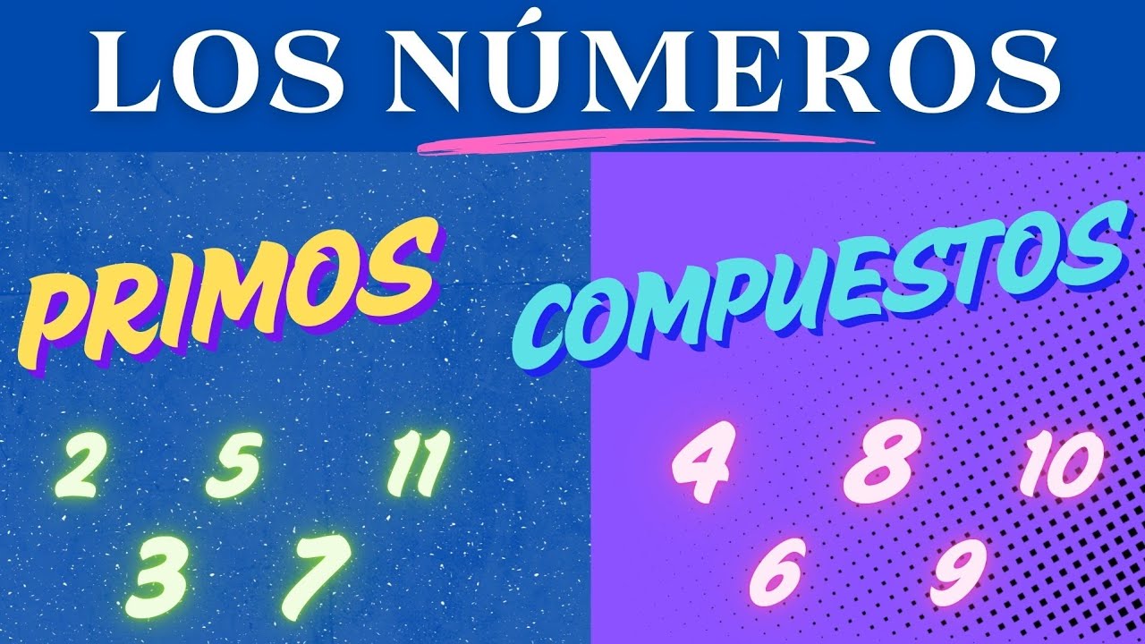 Números primos y compuestos - Video educativo para niñ@s. - YouTube