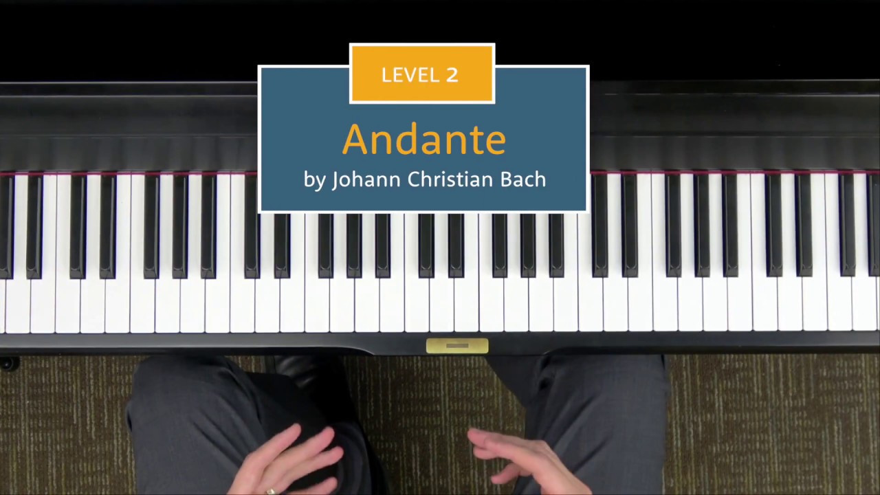 Andante - Level 2 Piano Repertoire Demo - YouTube