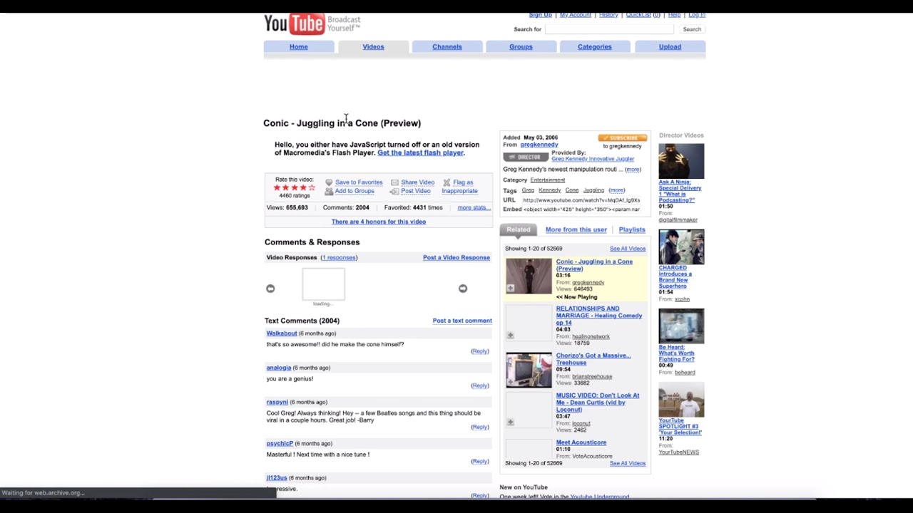 YouTube's WebPage Evolution: 2005-2019 / Evolutia paginii de YouTube ...