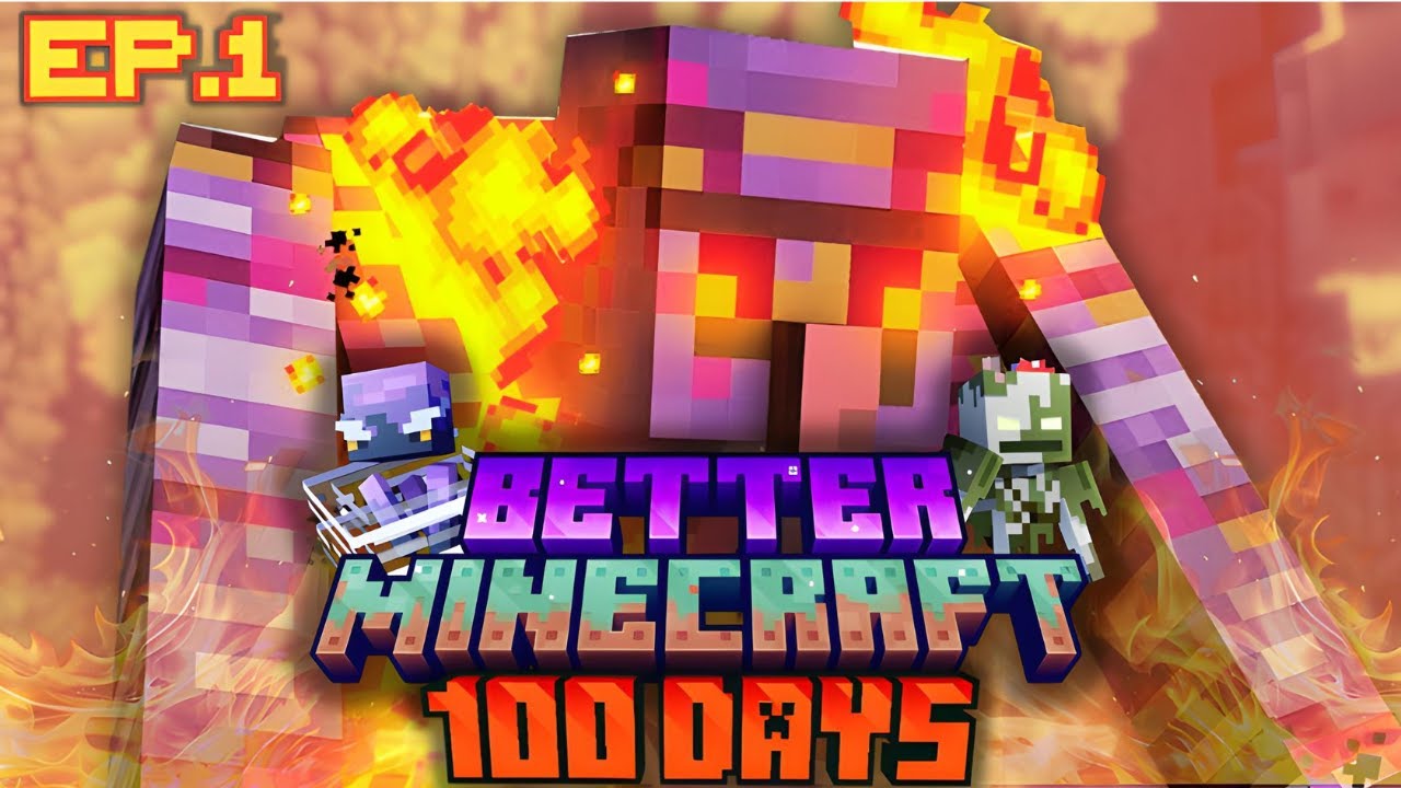 เอาชีวิตรอด 100 วัน [Better Minecraft 5] EP.1 : ผจญภัยโลกมหัศจรรย์ ...