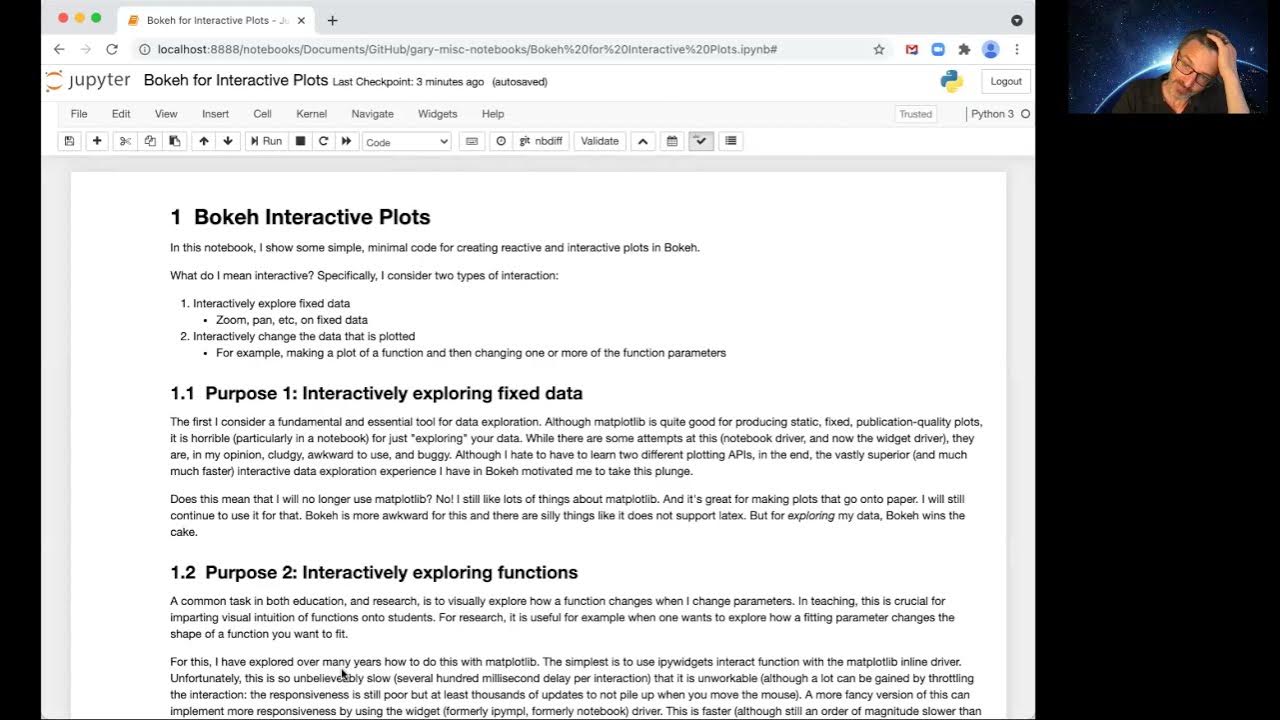 Bokeh for interactive plots - YouTube