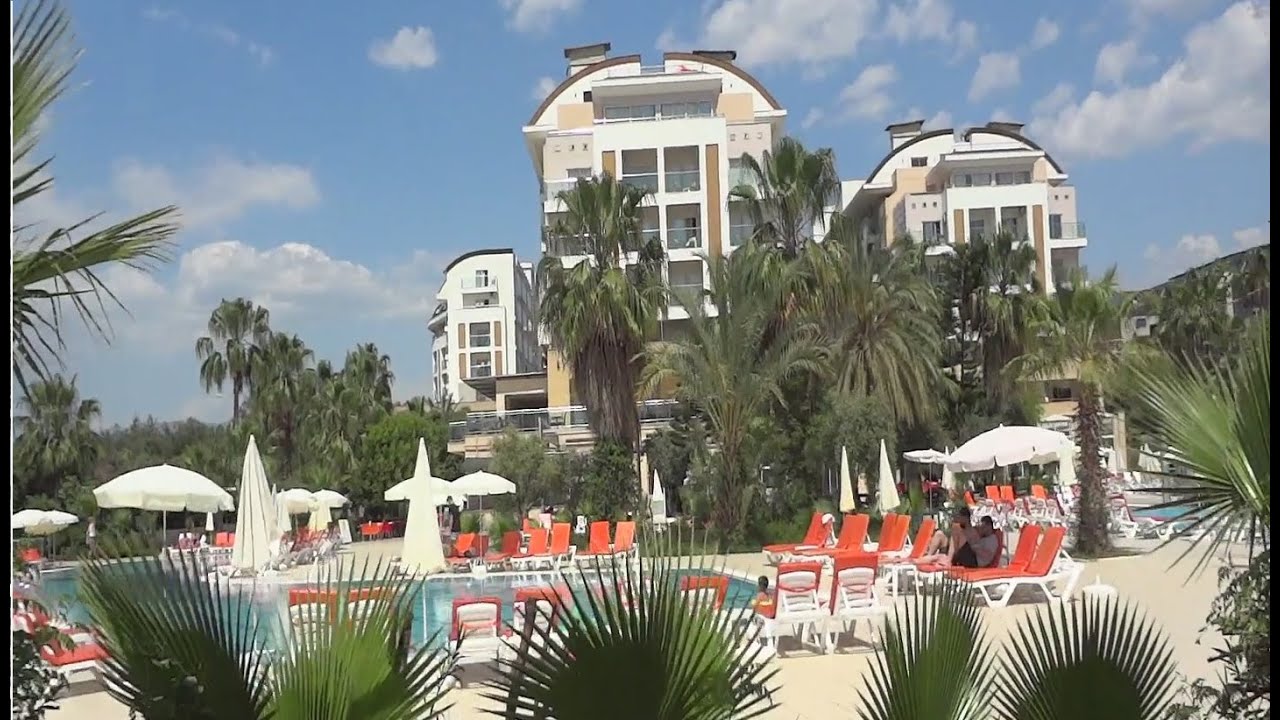 HEDEF RESORT & SPA 5* Турция Аланья поселок Конаклы - YouTube