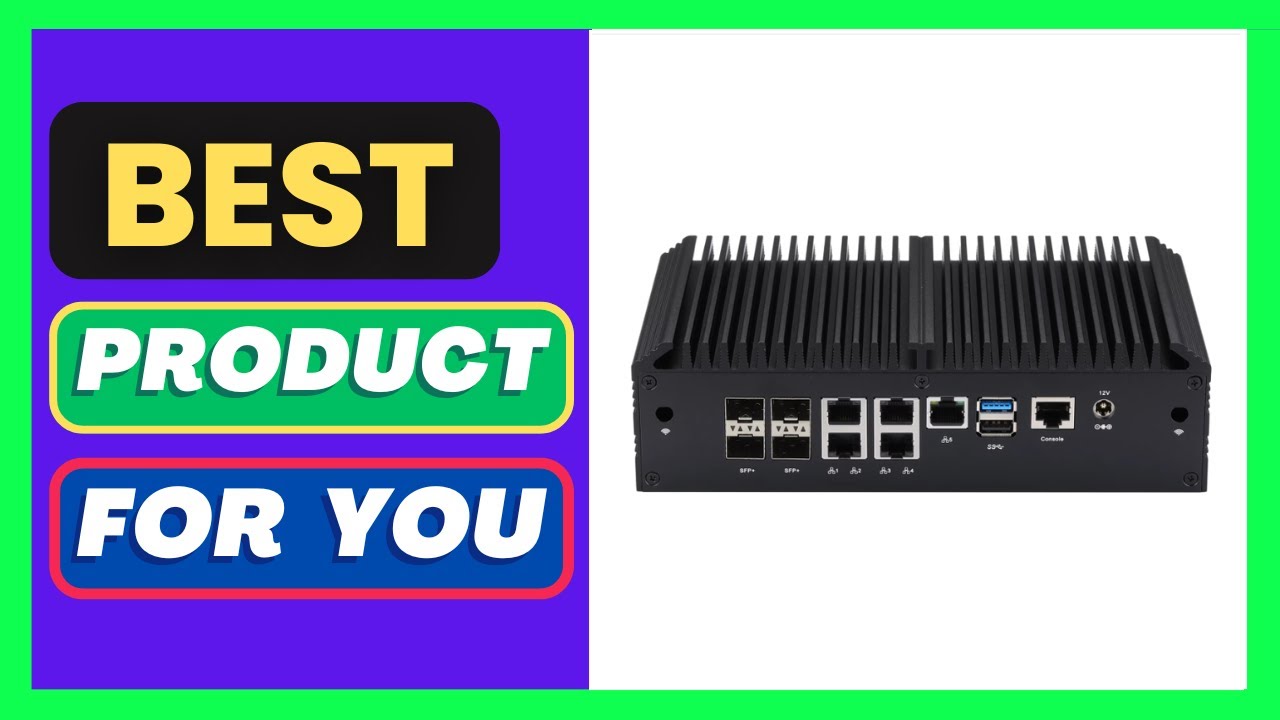 QOTOM Fanless Home Serve Router Q20331G9 Q20342G9 Processor - YouTube