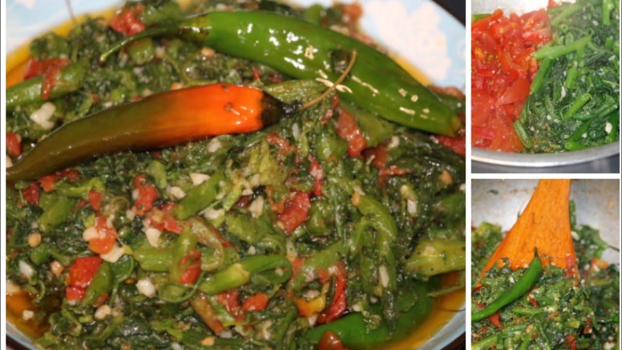 Pumpkin leaves. Sagh recipe. Green leafy vegetable recipe. - YouTube