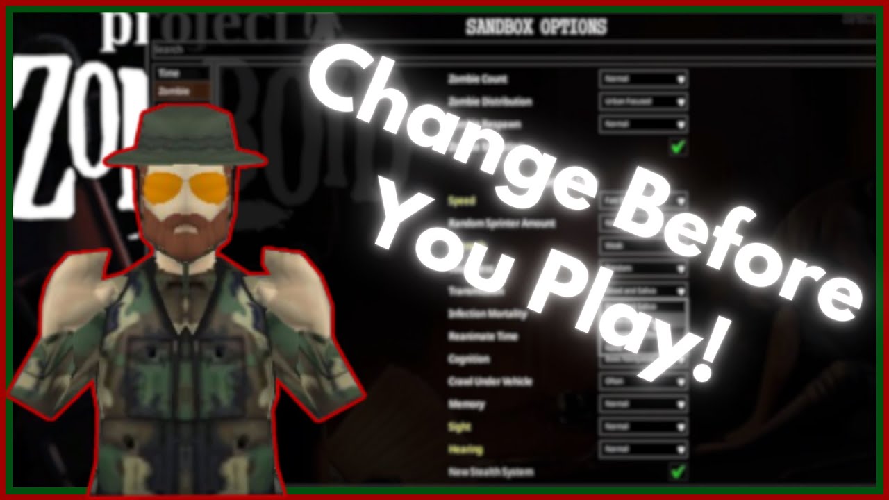 Best Settings for New Players | Project Zomboid Build 42 | PZ - YouTube
