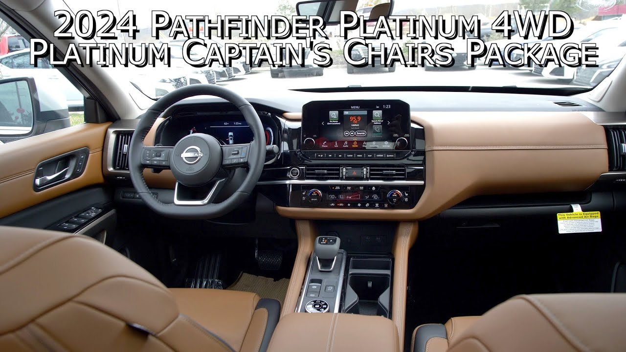 New 2024 Nissan Pathfinder Platinum 4WD w/ Captain's Chairs Package at ...