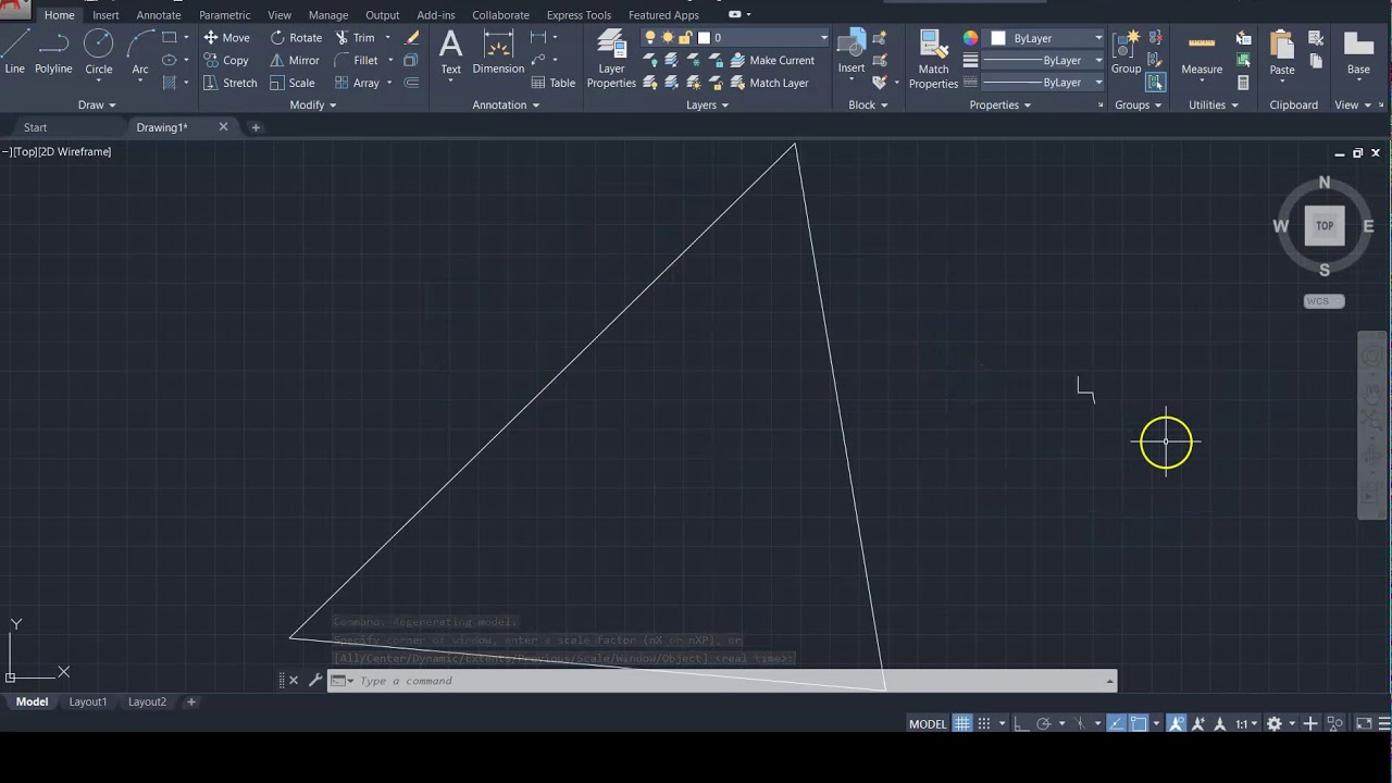 Intro to AutoCAD: Navigating in AutoCAD - YouTube