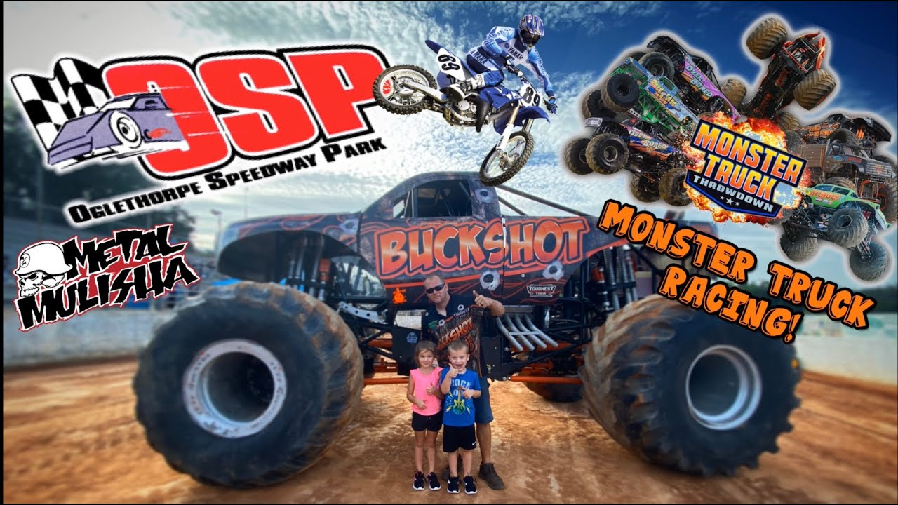 Extreme Monster Truck Racing - Oglethorpe Speedway Park - YouTube