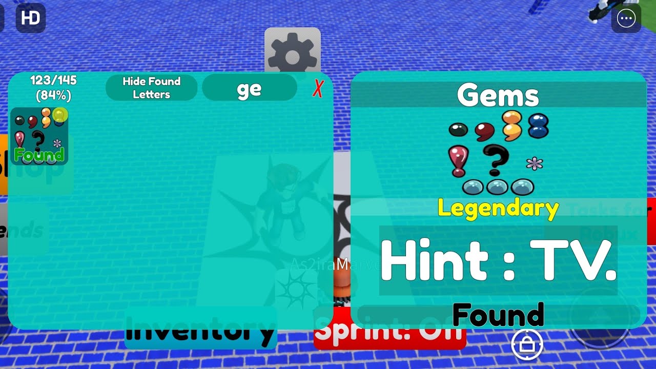 How to find Gems in Find the Alphabet Lore! | Roblox - YouTube