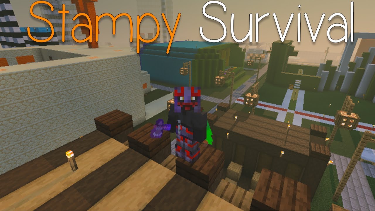 [EPISODE 91] Building Stampy's Lovely World In Minecraft Survival ...