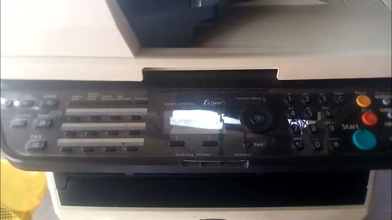 My shop photo copier machine - YouTube