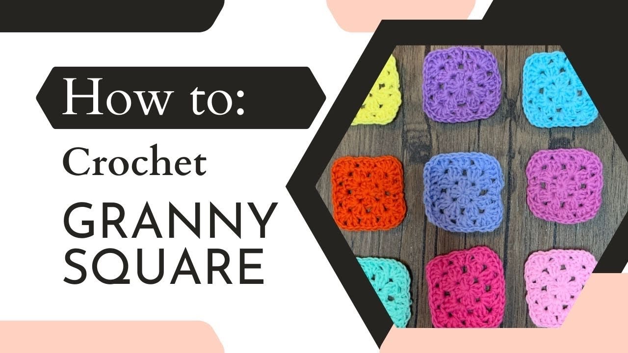 How to Crochet a Granny Square | 3 rows only - YouTube