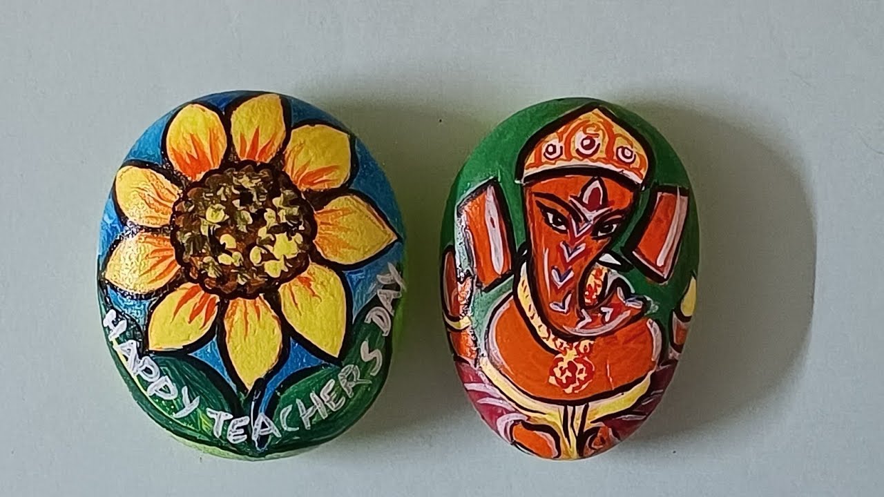PAPER WEIGHT MAKING WITH PEBBLE• - YouTube