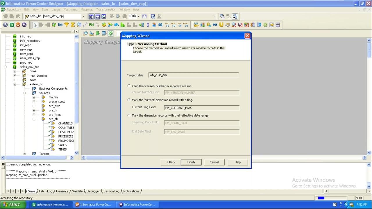 Informatica Powercenter Designer, Workflow Manager, Design Workflow for ...