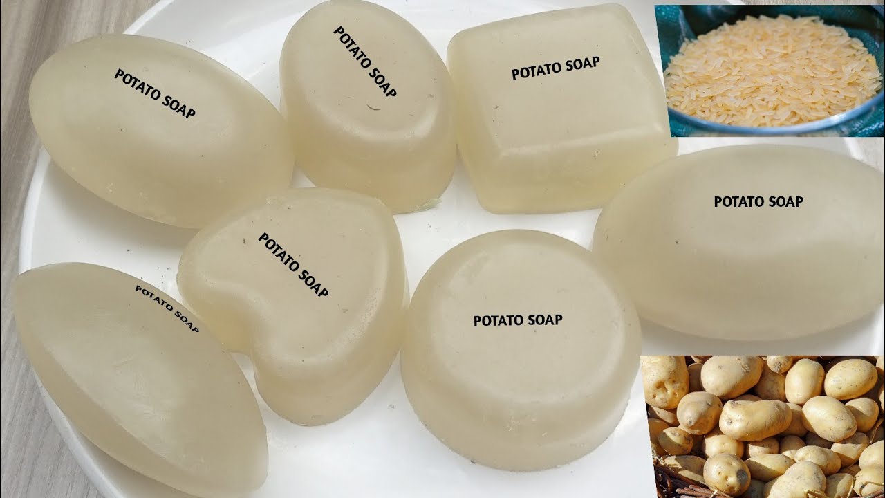potato soap recipe using soap base - YouTube