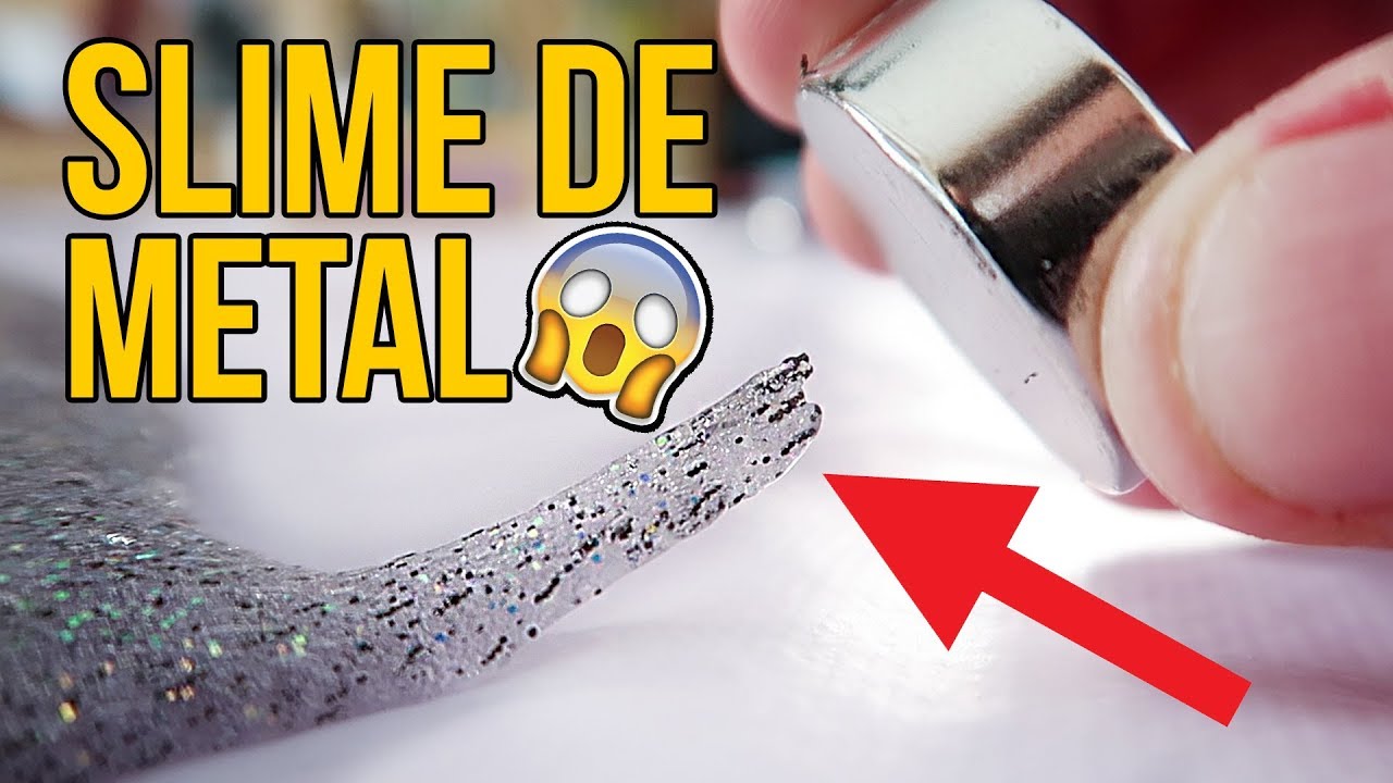 Cómo hacer MOCO MAGNÉTICO - SLIME DE METAL (Experimentos Caseros) - YouTube
