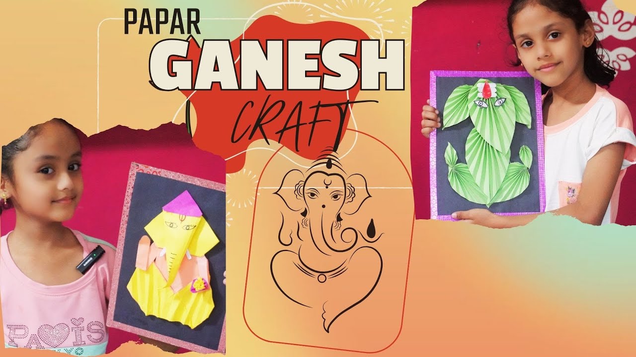 Ganpati Bappa Craft | Paper Ganesh | DIY Ganpati with paper | How to ...