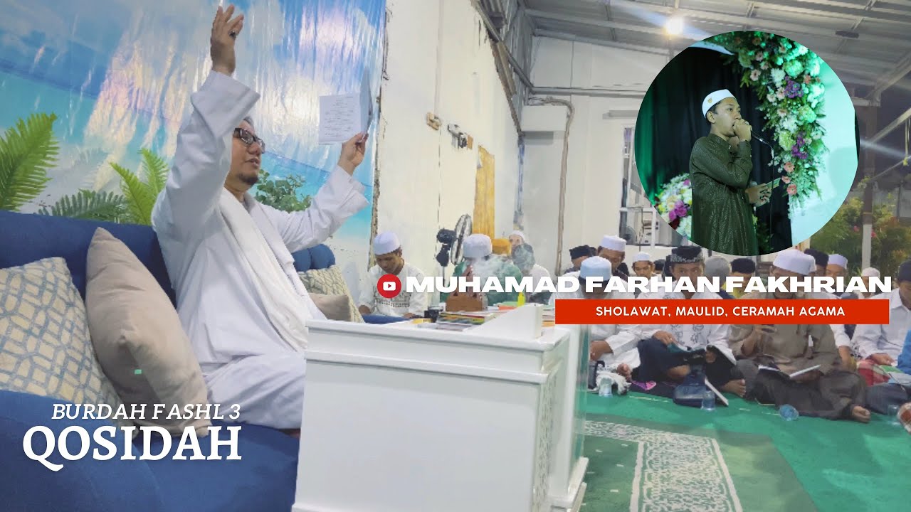 Qosidah Burdah Fashl 3 | Nada Asholatu ‘Alan Nabi, Majelis ...