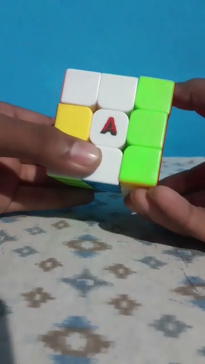 how to make plus minus pattern on the cube - YouTube