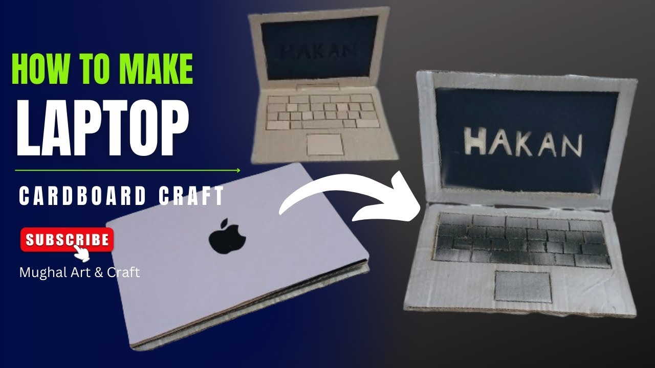 How to Make a Cardboard Laptop – DIY Craft Tutorial | Make Your Own ...