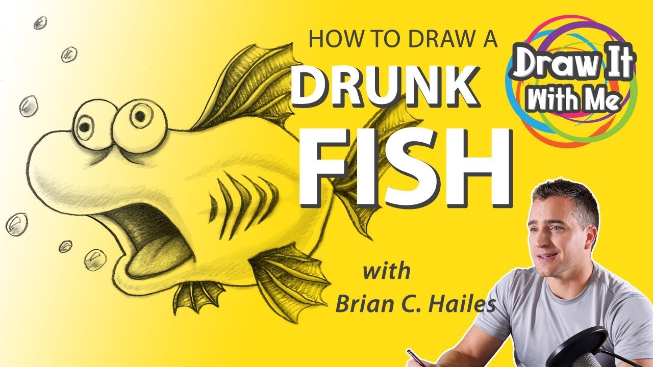 How to Draw a Drunk Fish - YouTube