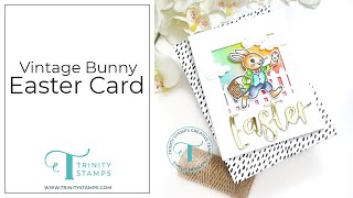 Trinity Stamps - Dies - Vintage Bunny