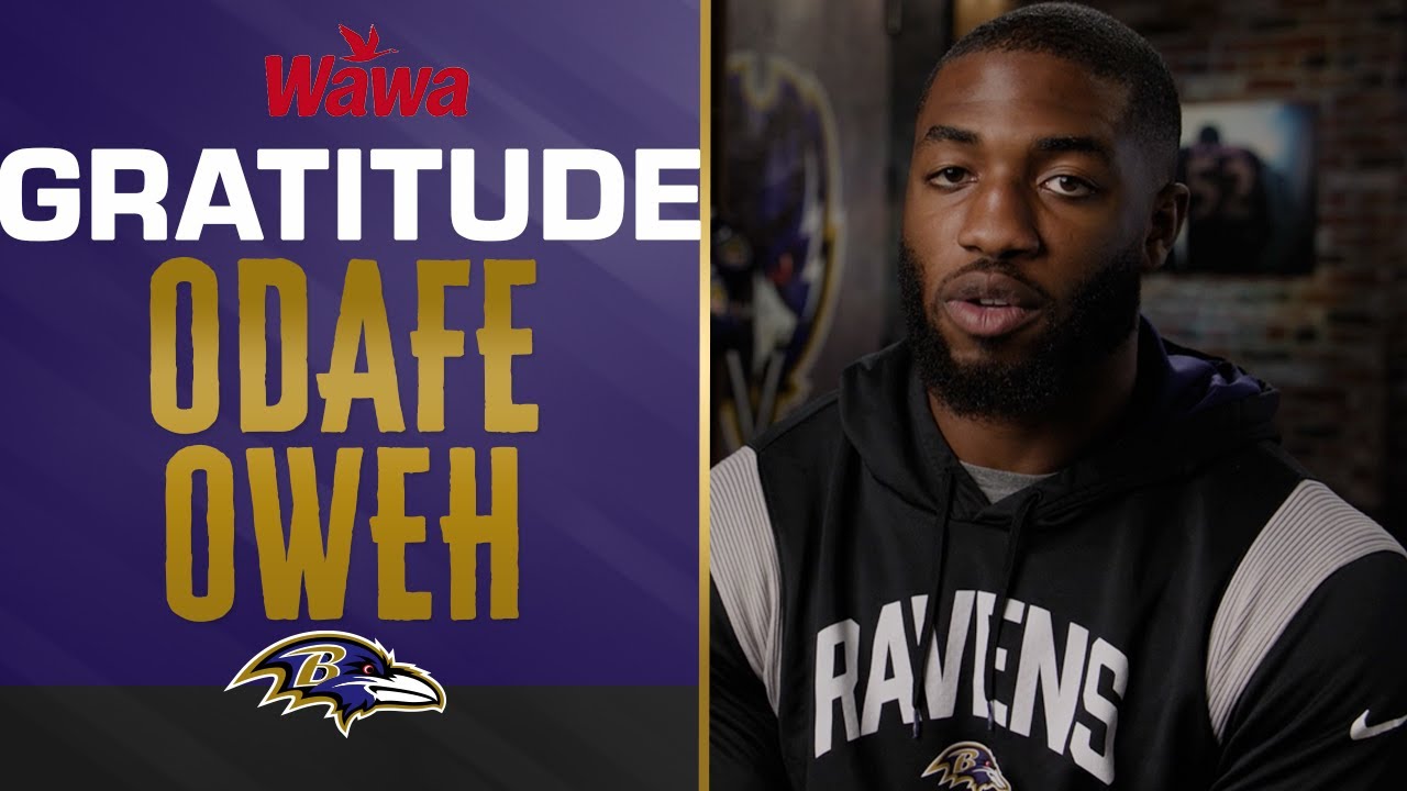 Gratitude: Odafe Oweh | Baltimore Ravens - YouTube