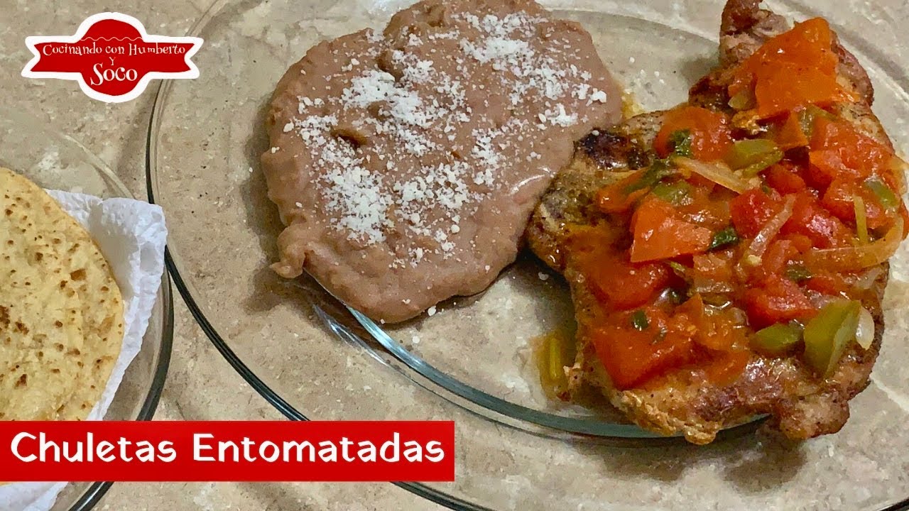 Chuletas de Puerco Entomatadas Estilo mi Esposa | Mexican Style Pork ...