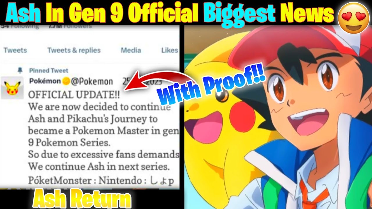 Finally!!🔥Ash Confirmed🥰Return With Proof In Pokemon Horizons | Ash In ...