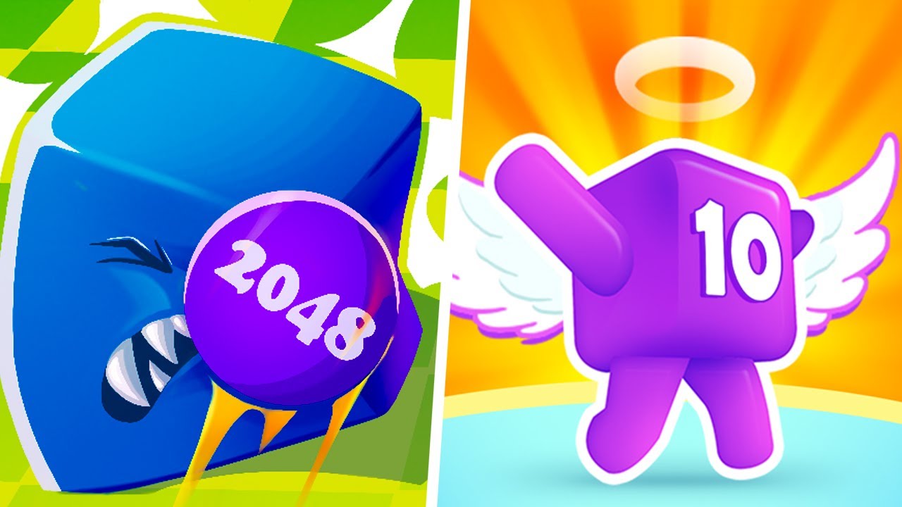 Ball Master 2048 Shooter vs Level Up Numbers 2048 - Max Level Gameplay ...