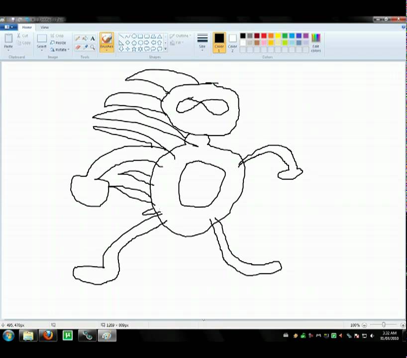 HOW 2 DRAW SANIC HEGEHOG - YouTube