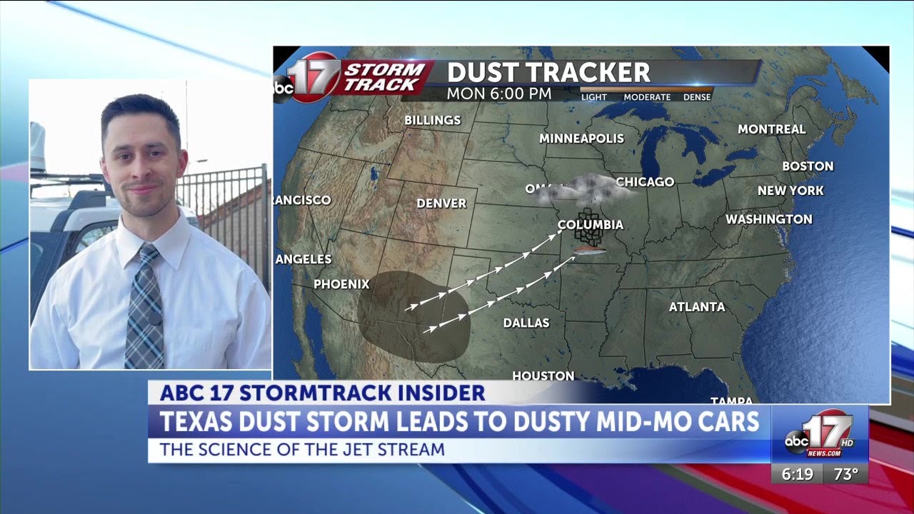 Dirty rain leaves Mid-Missouri with dust covered cars - YouTube