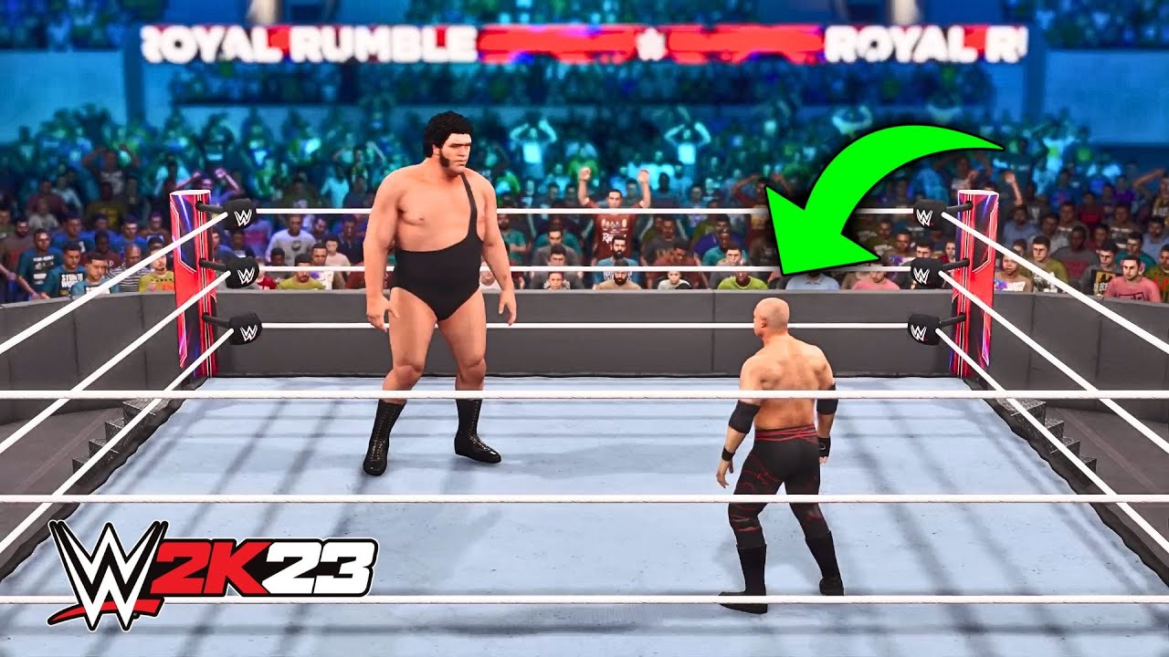 WWE 2K Giant Superstars vs Mini Superstars Royal Rumble! - YouTube