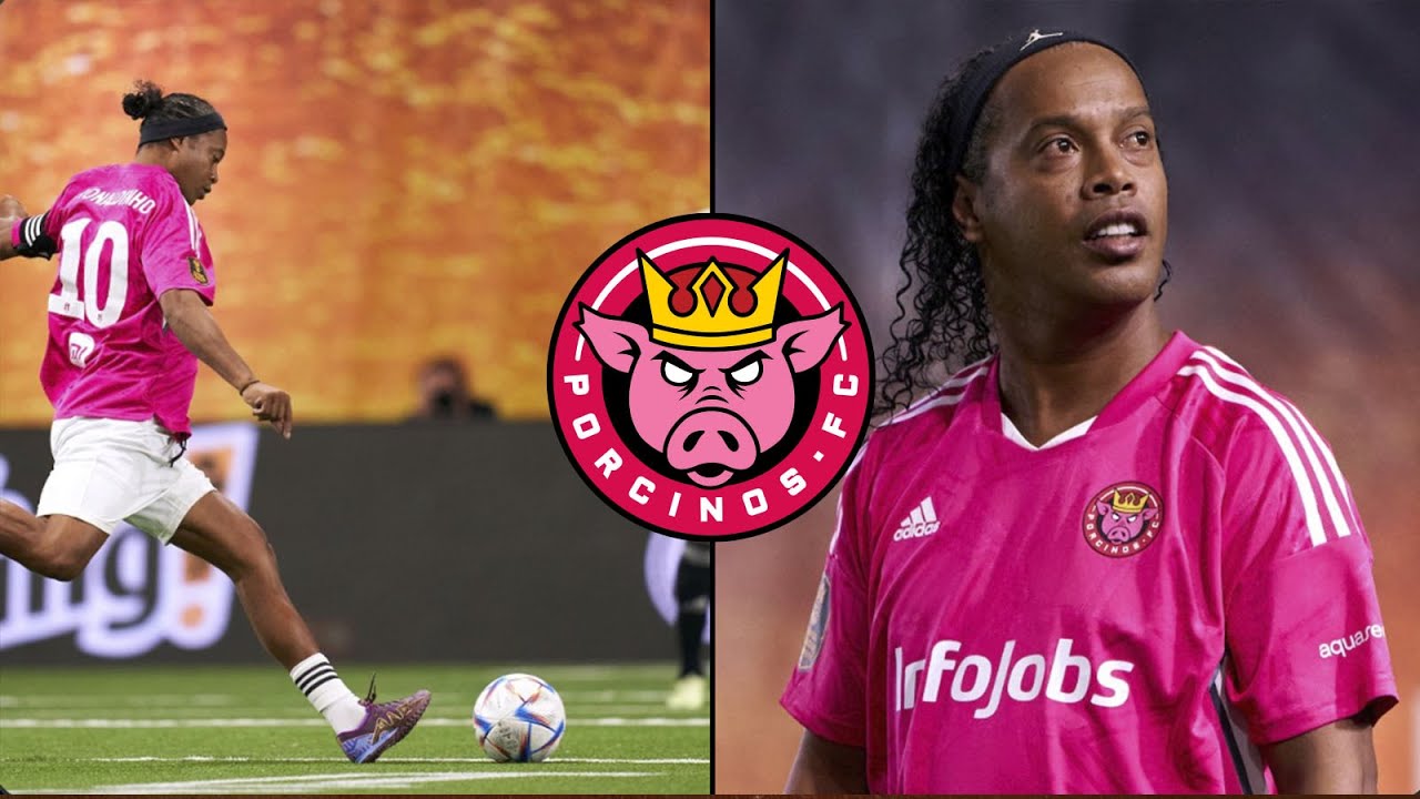 RONALDINHO GAUCHO | HIGHLIGHTS PORCINOS FC KINGS LEAGUE | TODOS sus TOQUES de BALÓN en el ...