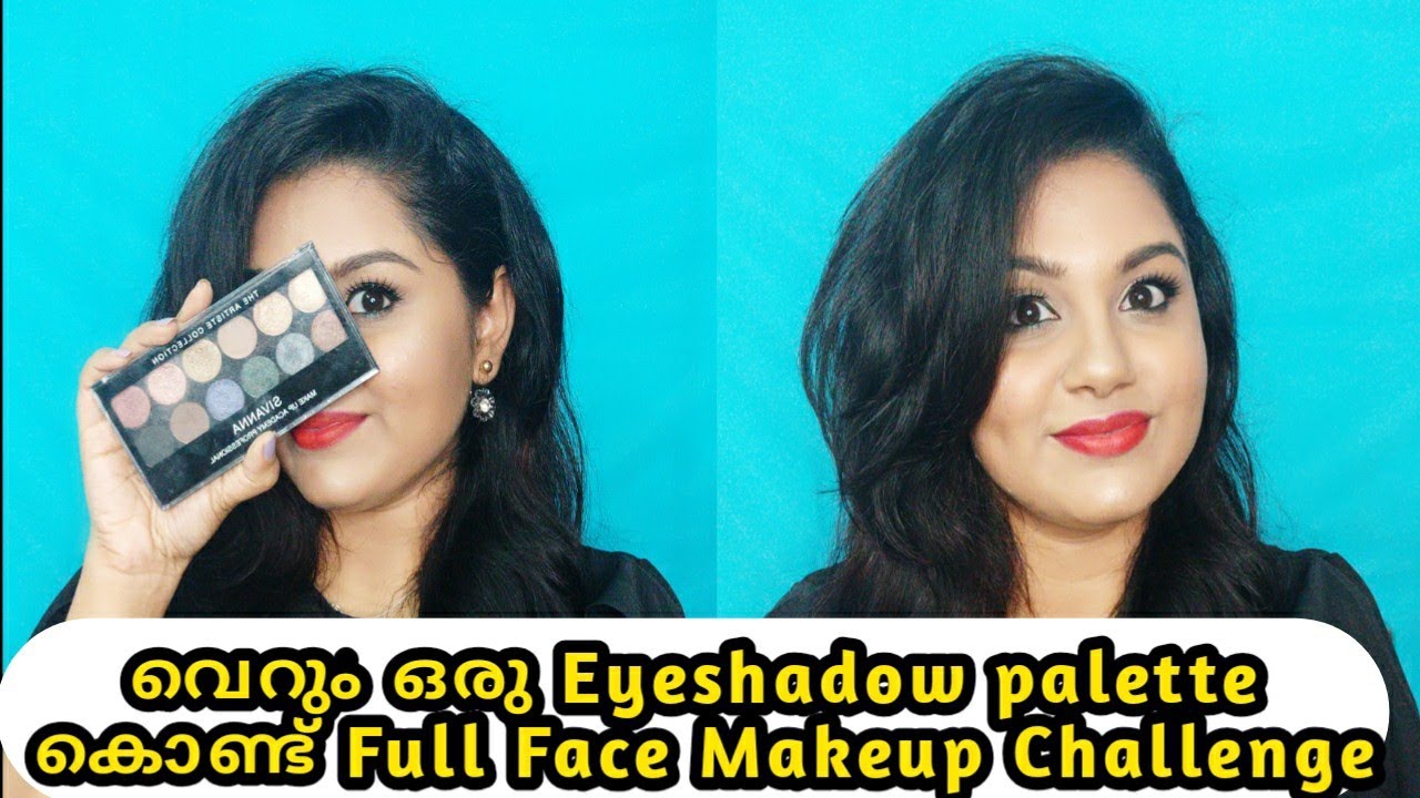 FULL FACE MAKE-UP Using Only ONE EYESHADOW PALETTE Challenge!!! New ...